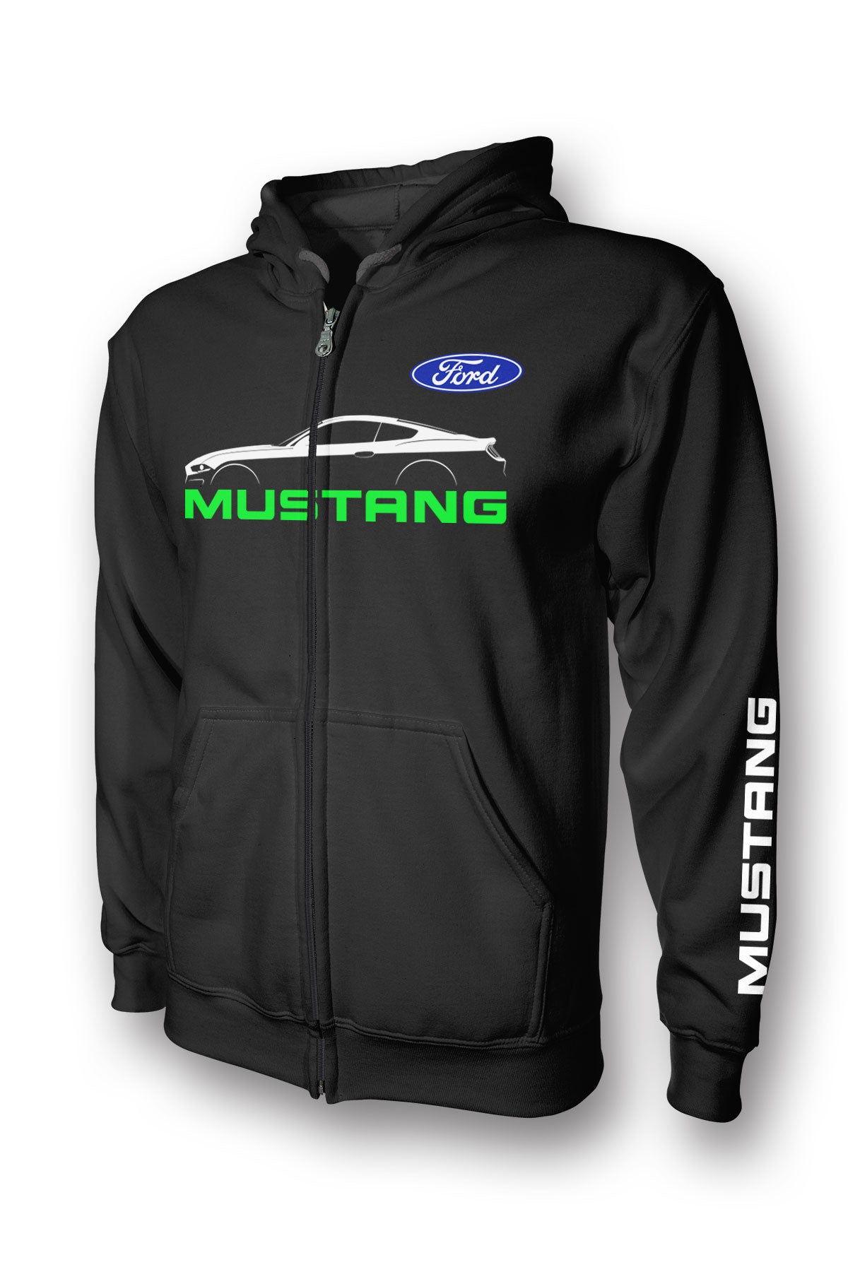 Ford Mustang Full Zip Hoodie | Ford Merchandise, Ford Clothing – ZEUS