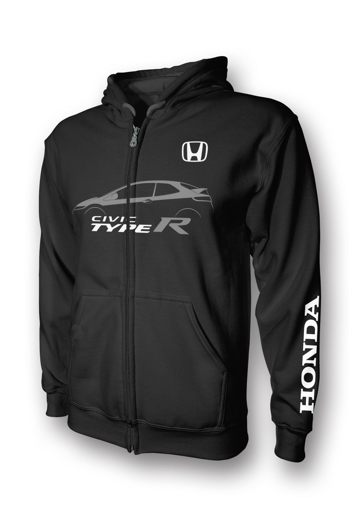 Honda Civic Type-R FN Full-Zip Hoodie | Honda Civic Hoodie – ZEUS