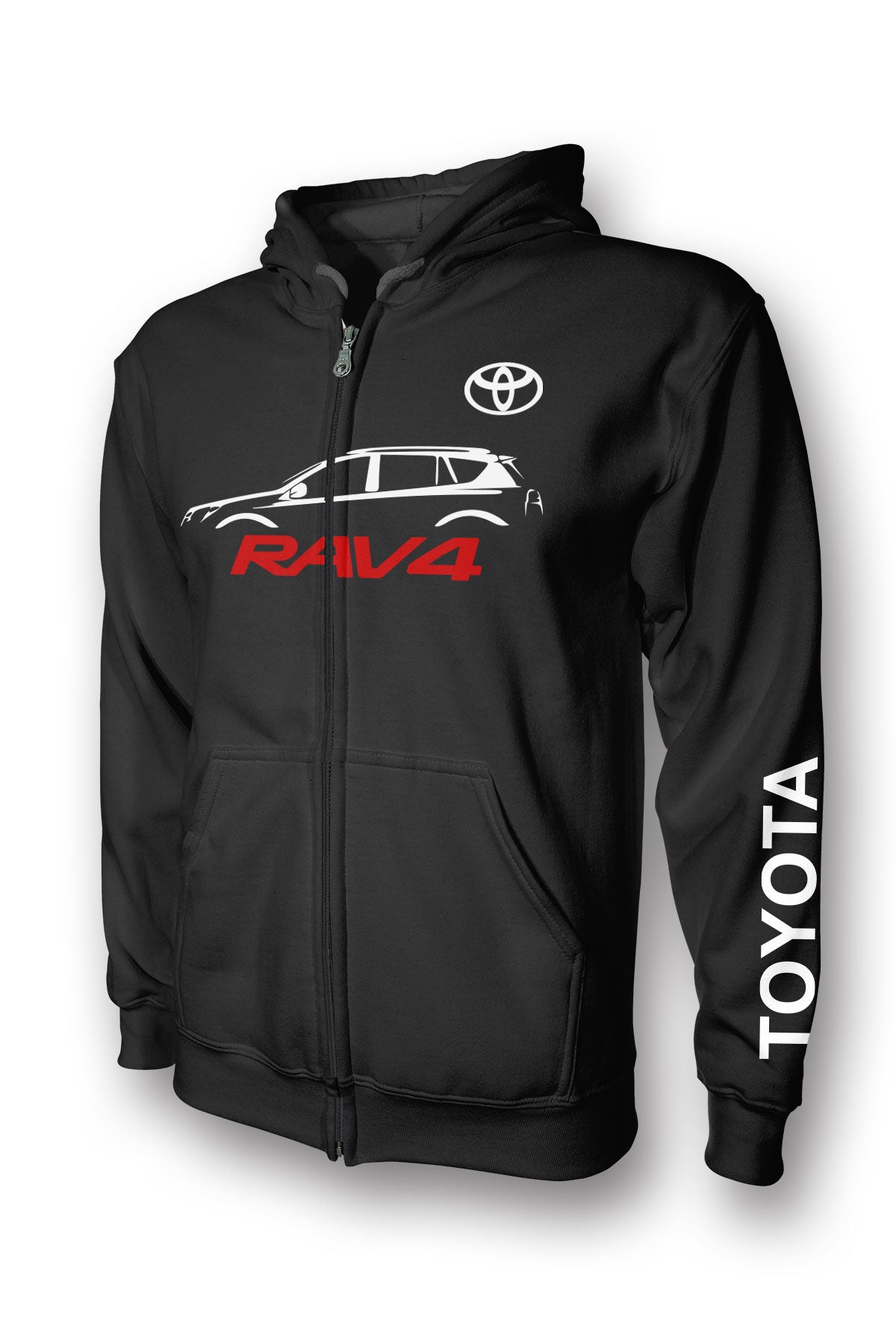 Toyota RAV4 Full Zip Hoodie | Toyota Apparel, Clothing & Merchandise – ZEUS