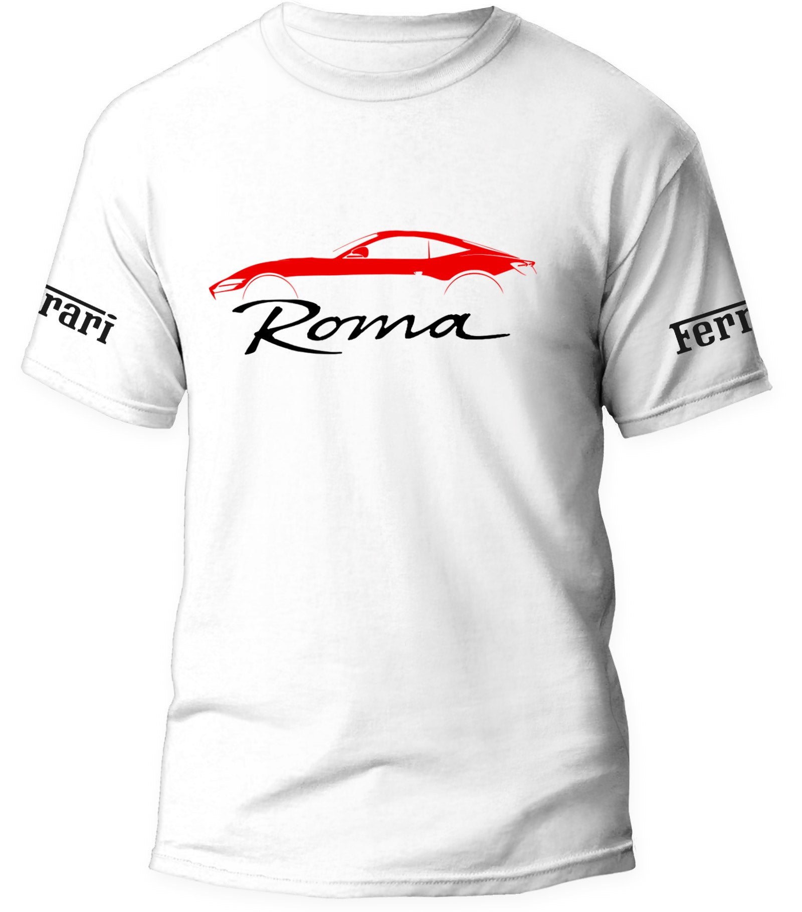 Ferrari Roma T-shirt - Ferrari Shirt, Ferrari T shirt, Ferrari Merch – ZEUS